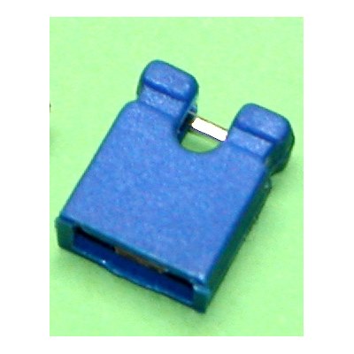 2.54mm open jumper link Blue | JPR Electronics Ltd