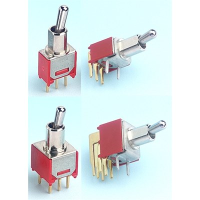 SPDT Vertical PCB toggle on-on | JPR Electronics Ltd