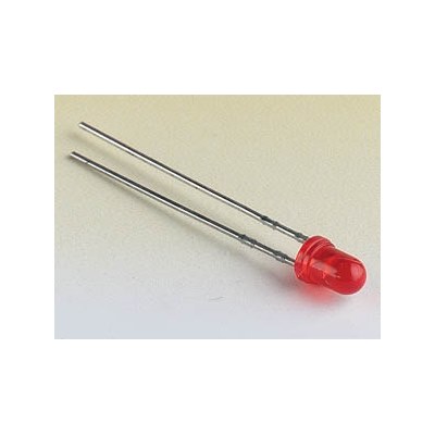 3mm standard LED - Red JPRR6NU3D64A | JPR Electronics Ltd