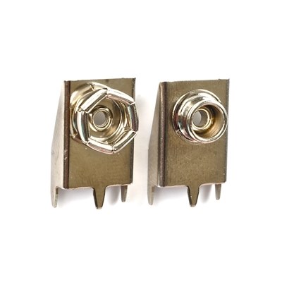 Pair PCB 9V battery contacts (+/-) SNAP-ON +VE/-VE PAIR | JPR ...