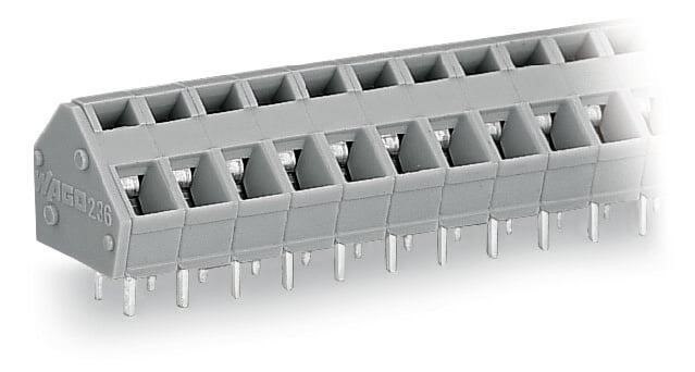 WAGO 236-401 in Grey1-Way PCB Spring Terminal Block 5-5.08mm 16A | JPR ...