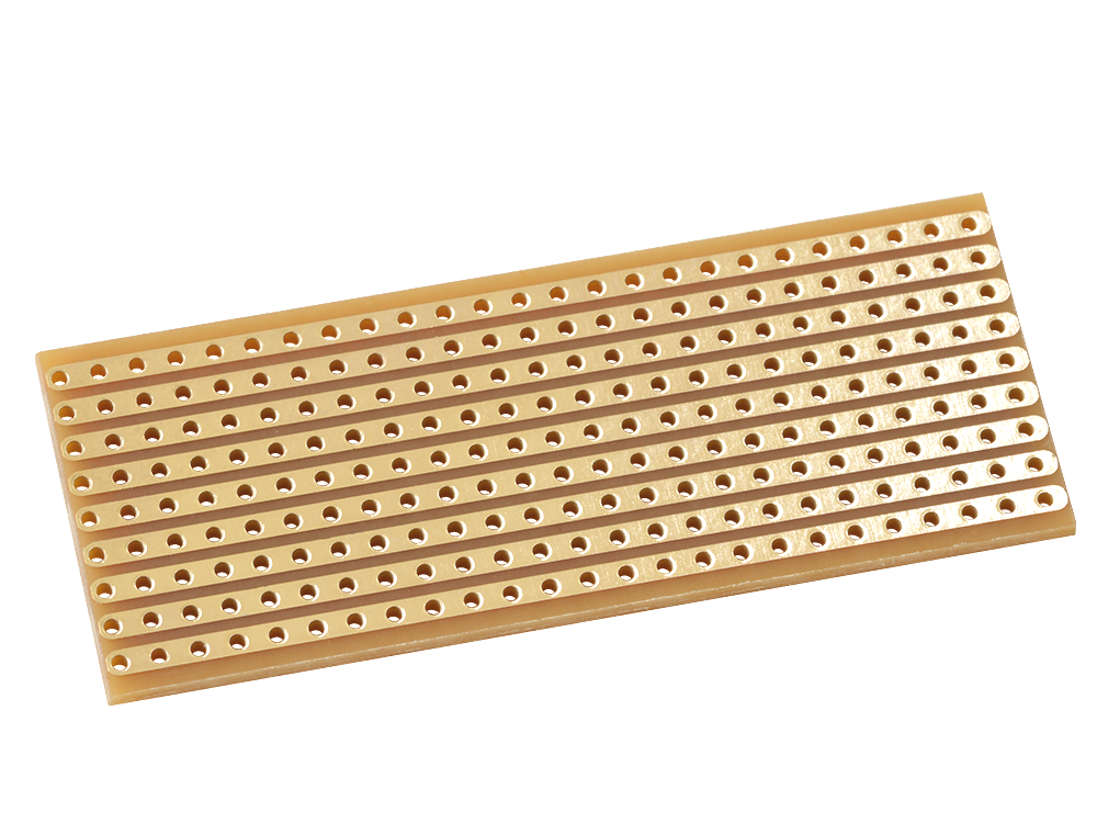 Stripboard 25 x 64mm | JPR Electronics Ltd