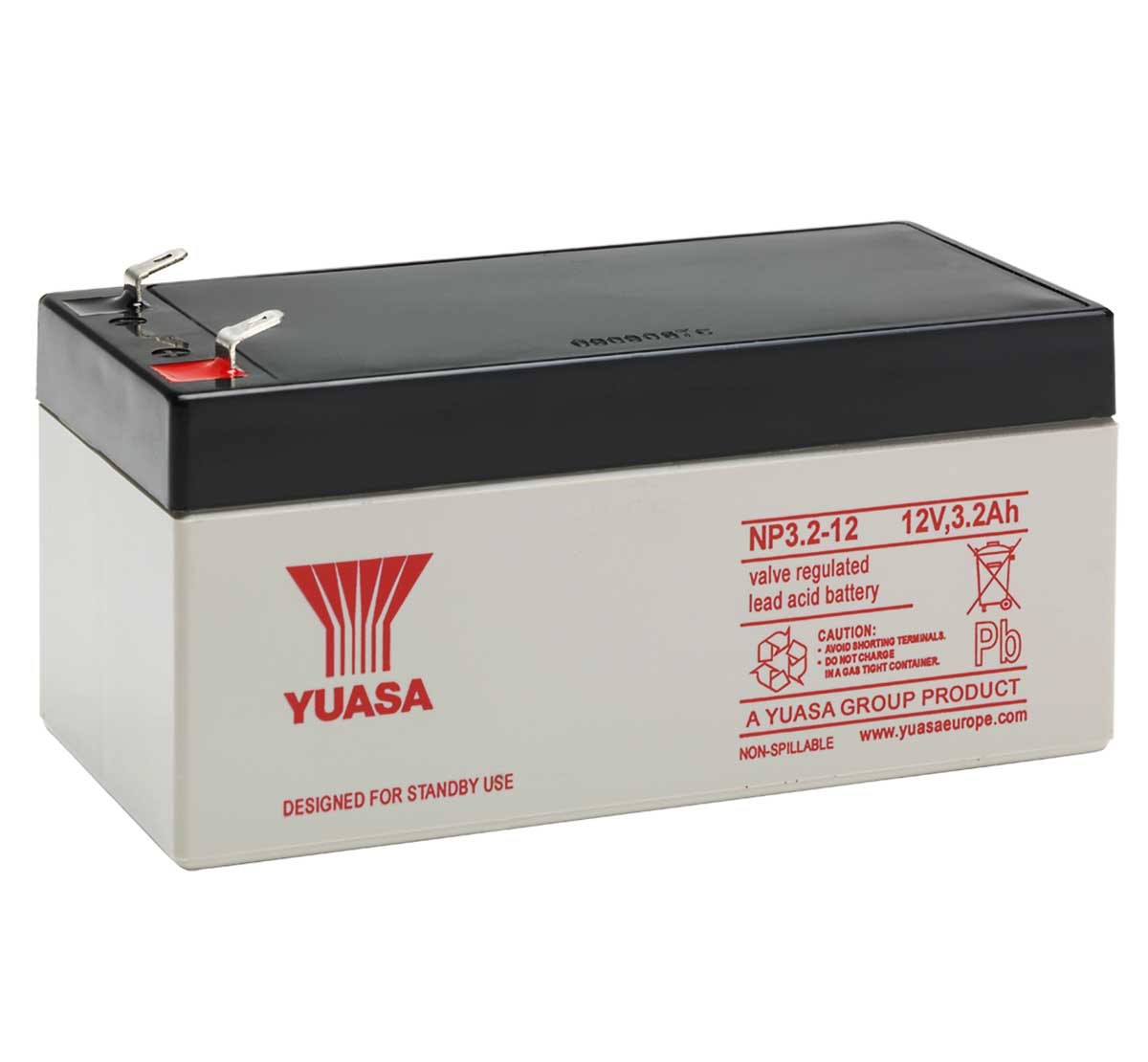 12V 3.2Ah Yuasa NP Series SLA Battery | JPR Electronics Ltd